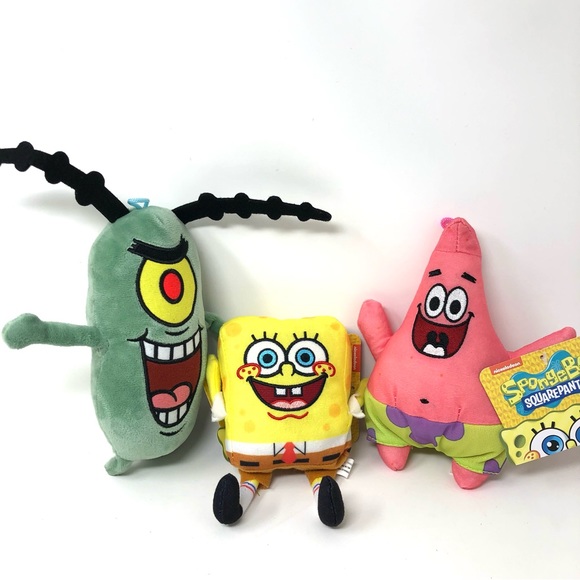 Good Stuff | Toys | Set Of 3 Spongebob Squarepants Patrick And Plankton ...